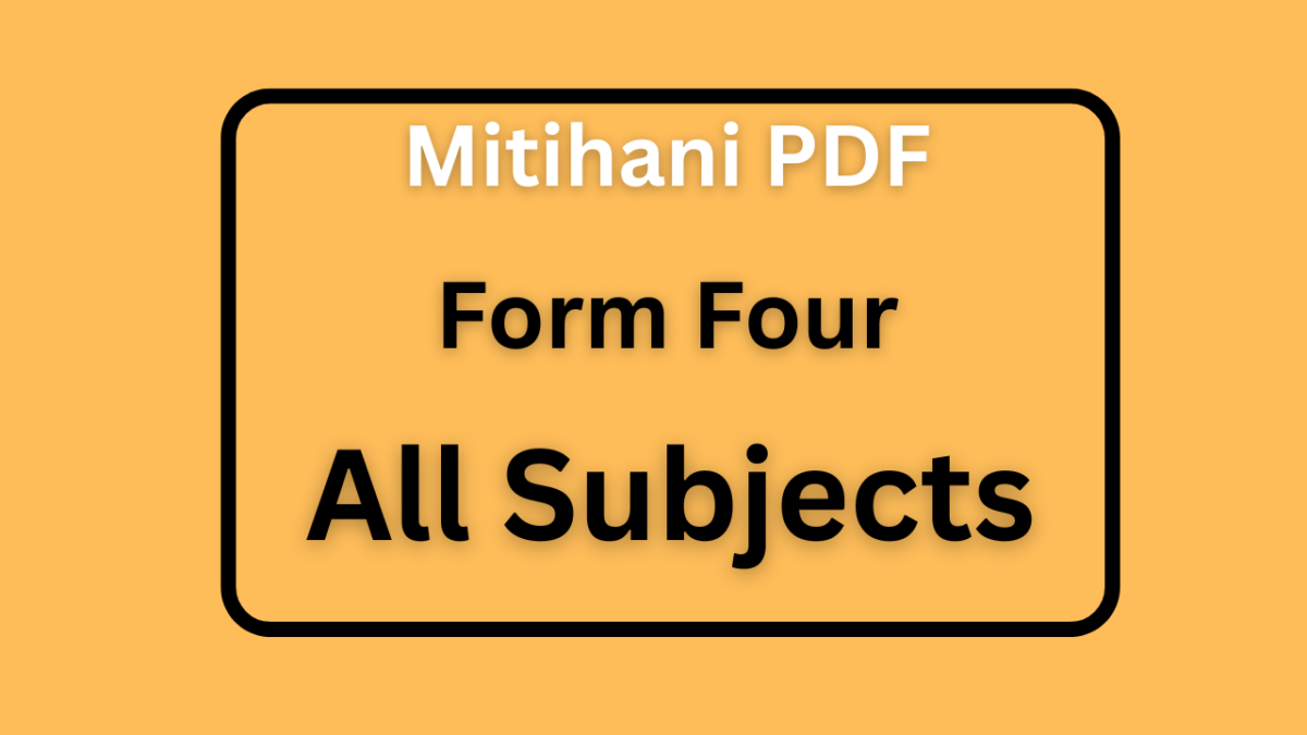 Form Four Notes All Subjects PDF Download - PDF Download