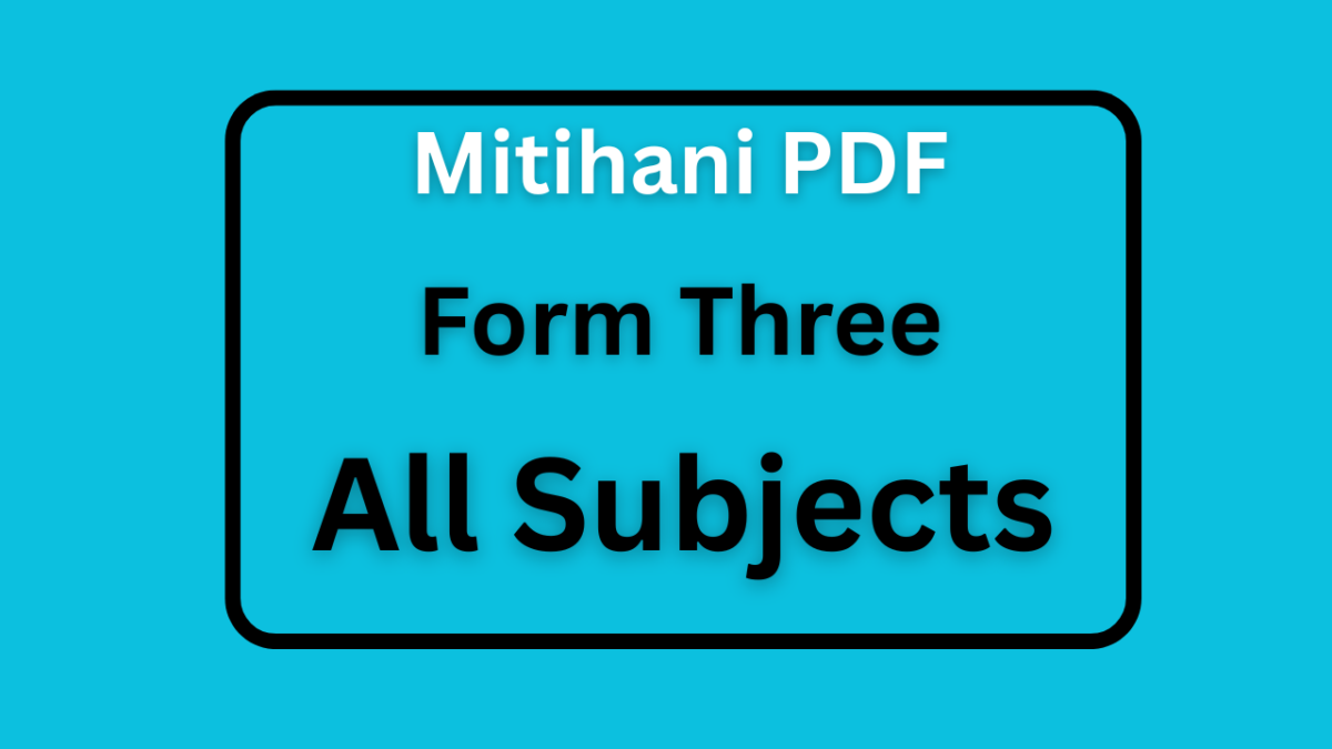 Form Three Notes All Subjects PDF Download - PDF Download