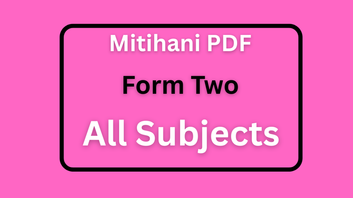 Form Two Notes All Subjects PDF Download - PDF Download
